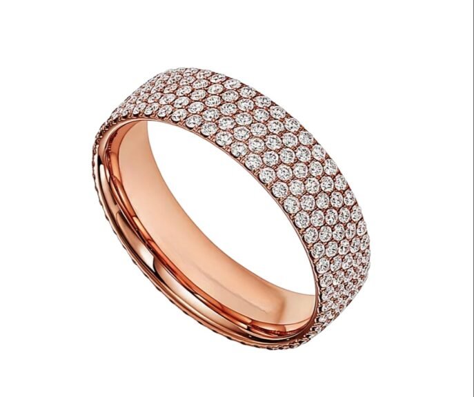 Multiple line Eternity Ring – Mantra Diamond