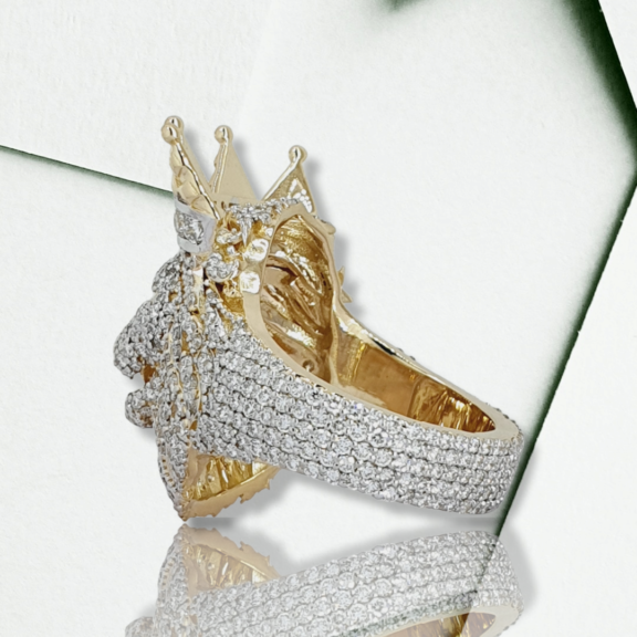 Lion Ring – Mantra Diamond